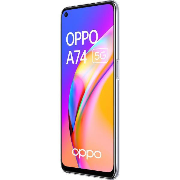 OPPO - A74 - 5G - 128 Go - Silver | Paris Dakar Shopping