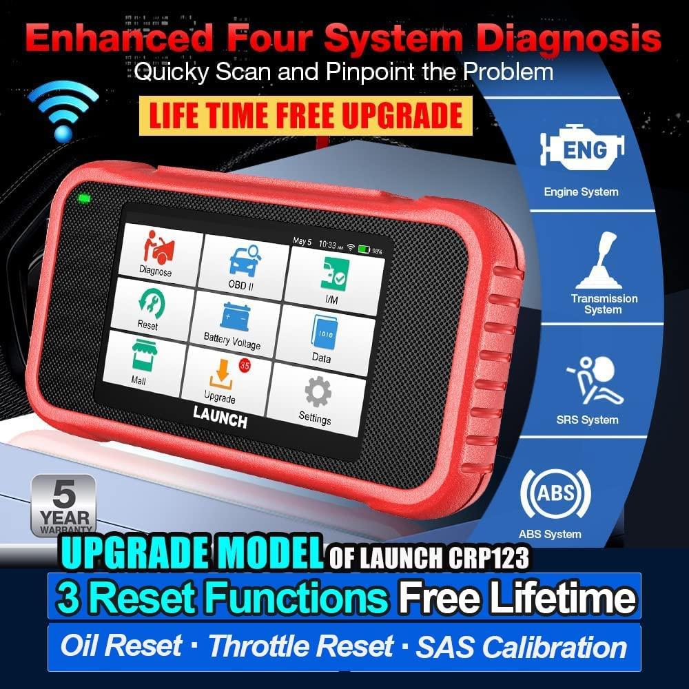 LAUNCH CRP123E OBD2 Scanner Moteur/ABS/SRS/Boîte de Vitesses - OBD2 ...