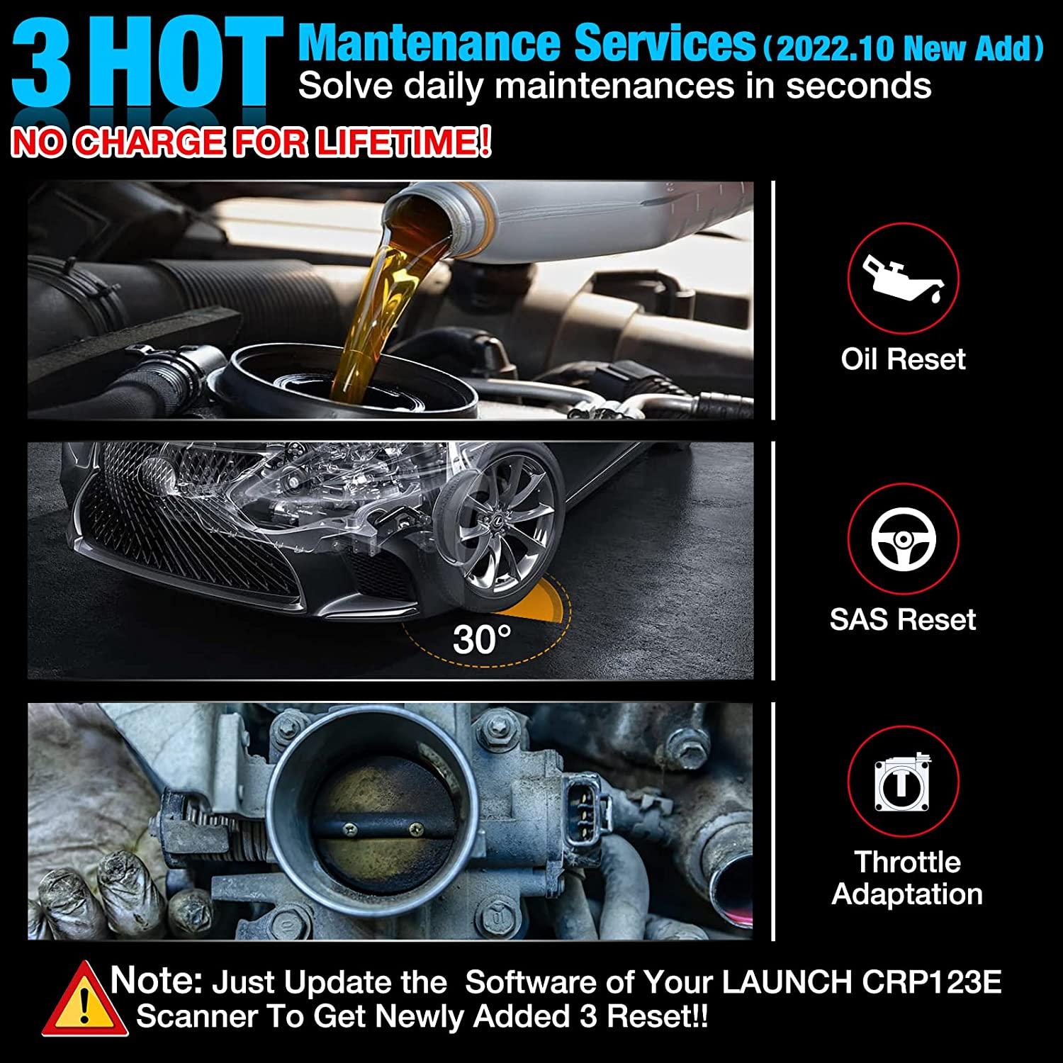 LAUNCH CRP123E OBD2 Scanner Moteur/ABS/SRS/Boîte de Vitesses - OBD2 ...