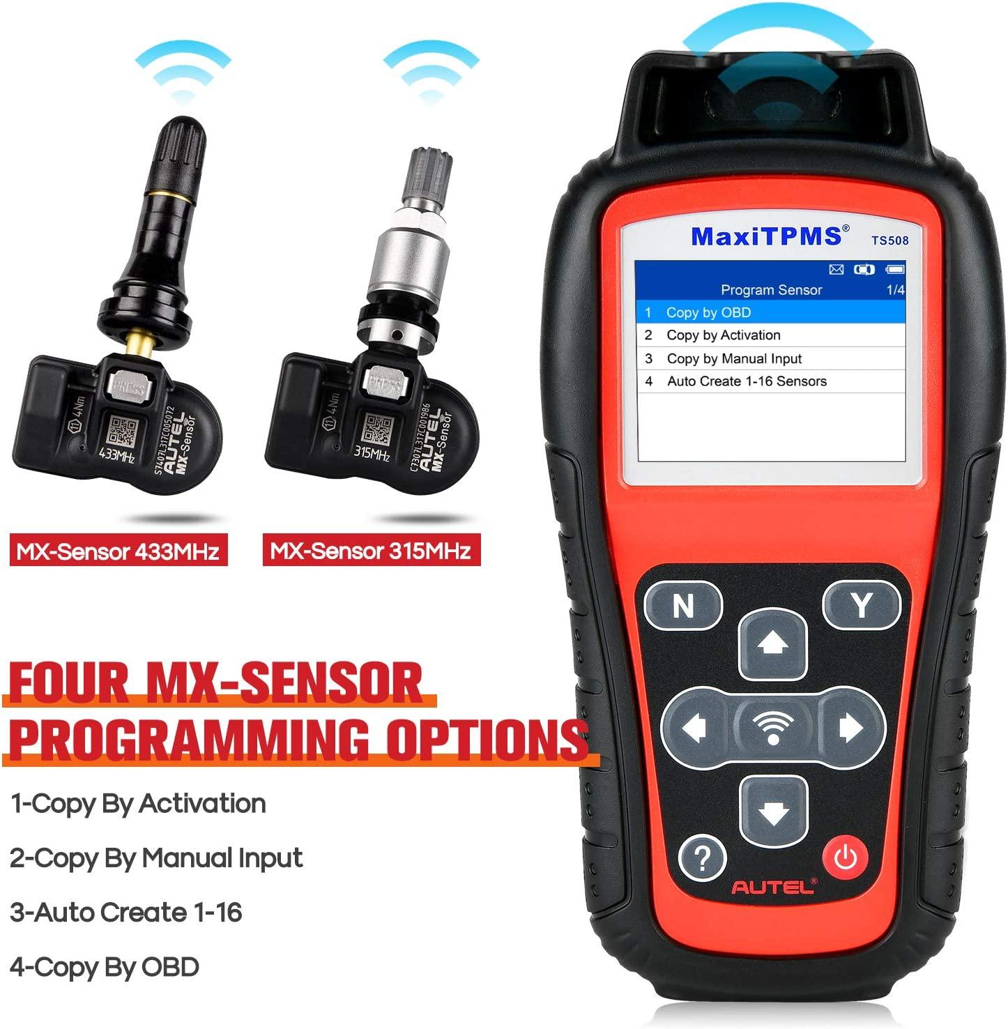 Autel - MaxiTPMS TS508 Outil de Diagnostic et de Service TPMS | Paris Dakar Shopping