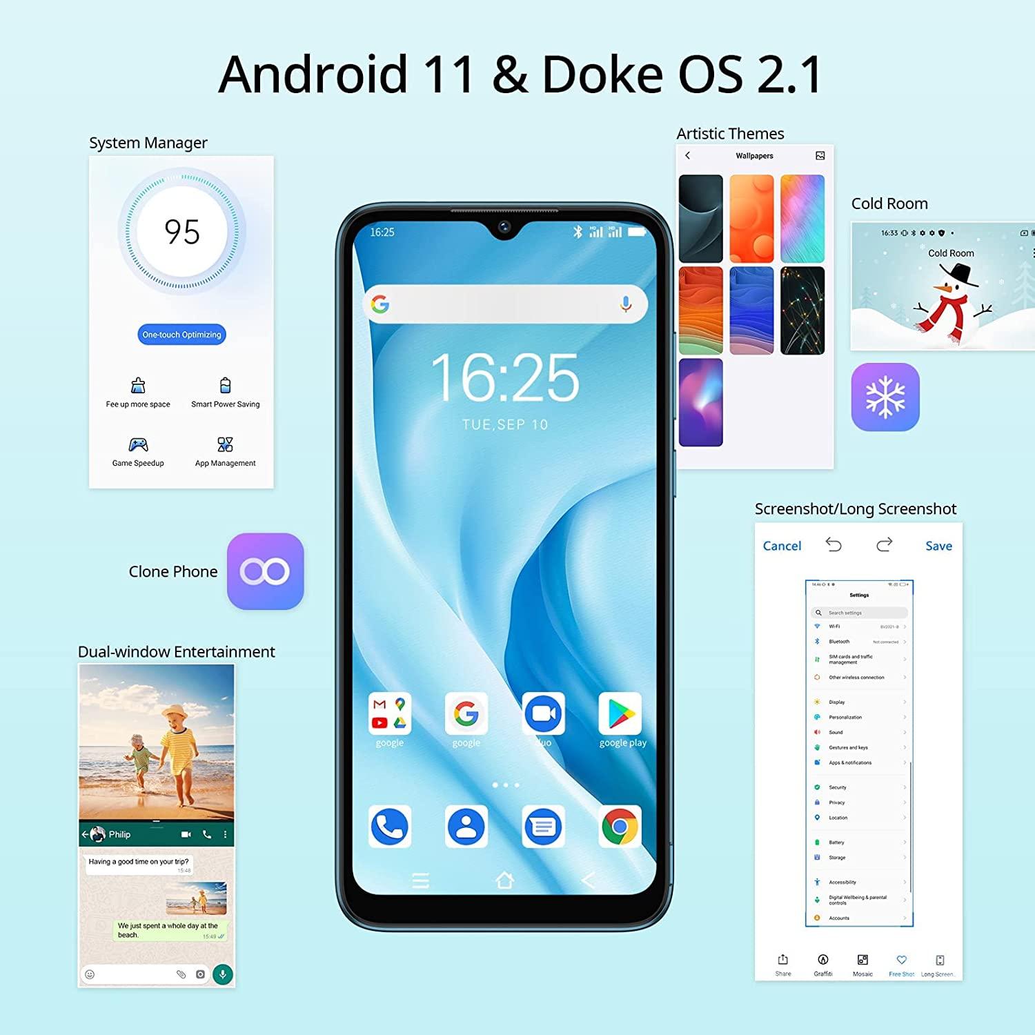 Blackview A55 Pro Smartphone 64Go Noir | Paris Dakar Shopping