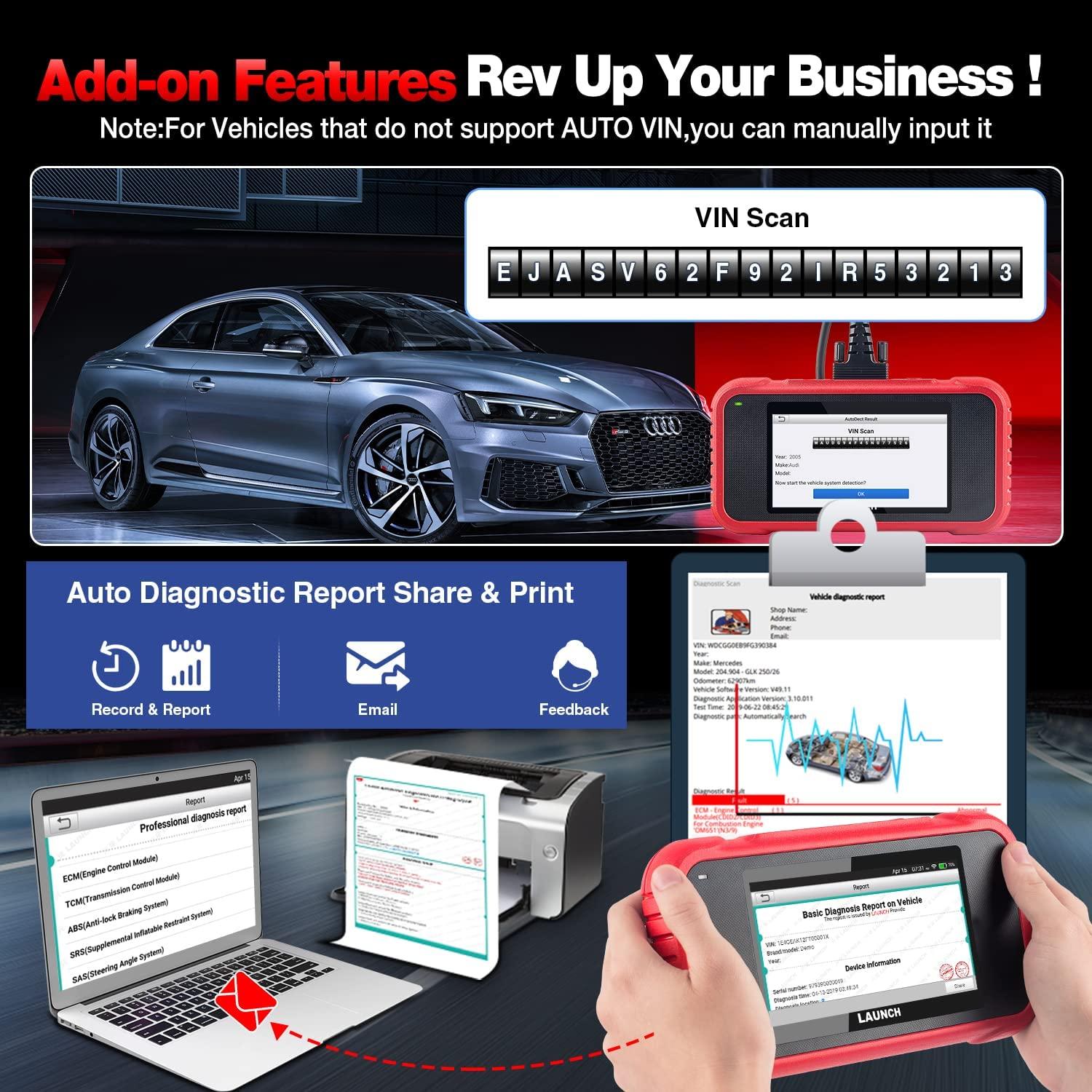 LAUNCH CRP123E OBD2 Scanner Moteur/ABS/SRS/Boîte de Vitesses - OBD2 ...