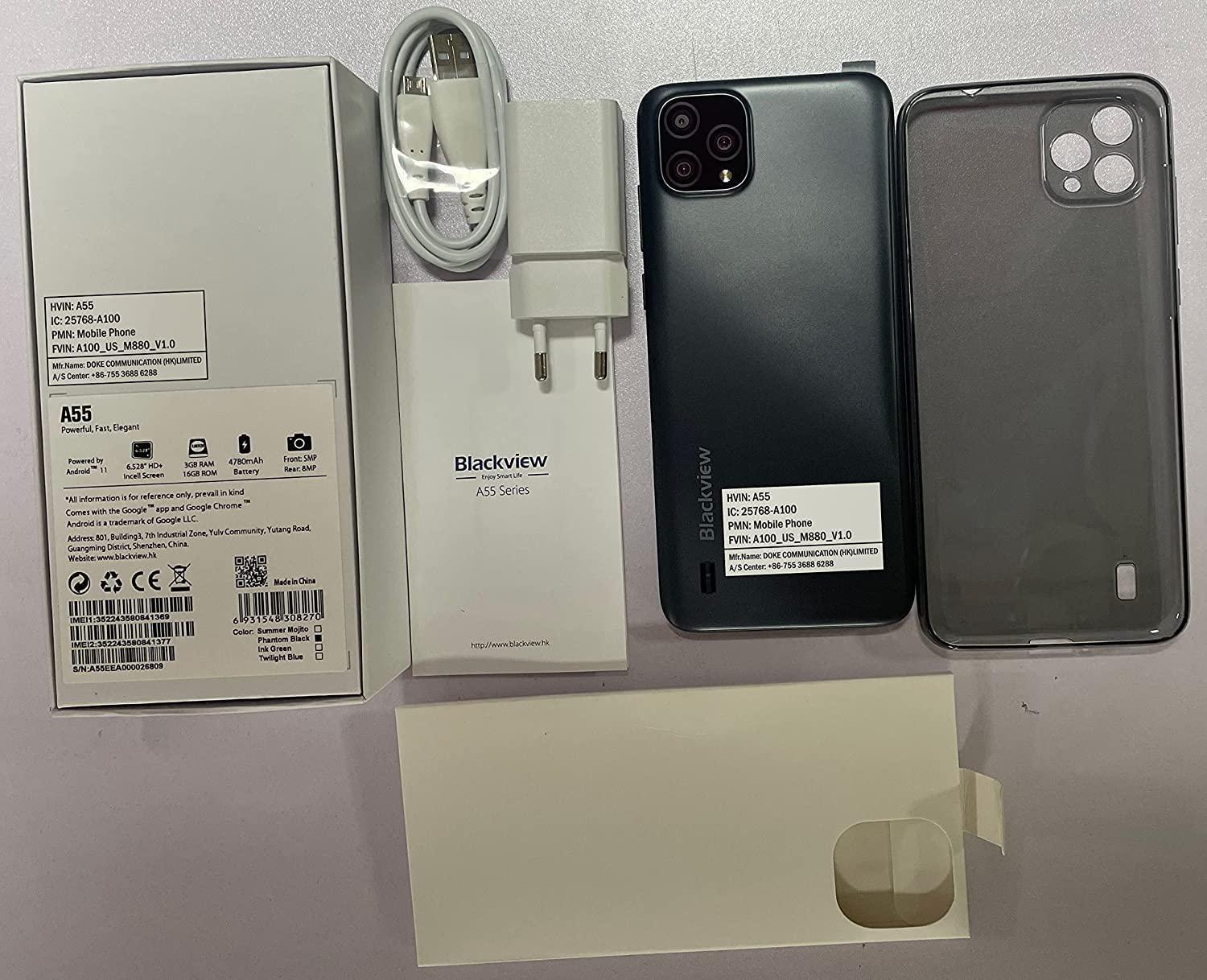 Blackview A55 Pro Smartphone 64Go Noir | Paris Dakar Shopping