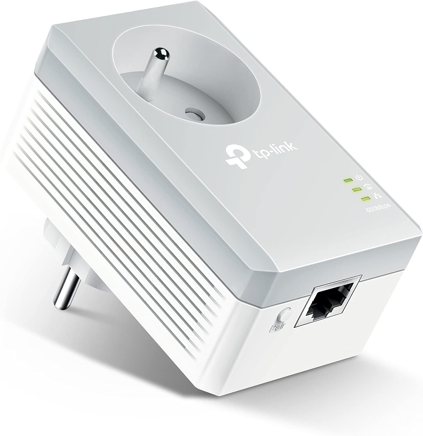 TP-Link TL-PA4015P CPL 500 Mbps avec 1 Port Ethernet et Prise Intégrée ...