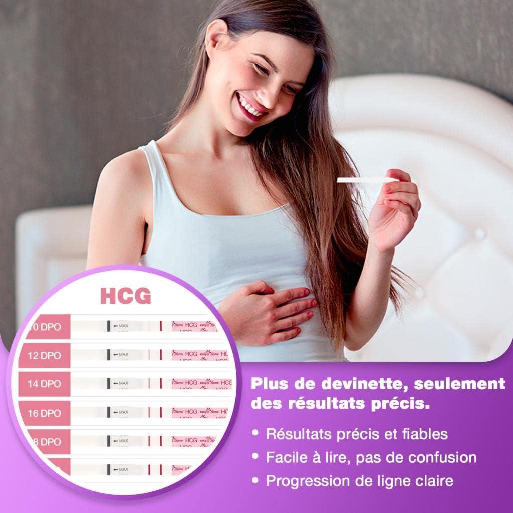 Easy@Home 20 x Tests d'Ovulation en Bandelettes + 5 Tests Précoces de ...
